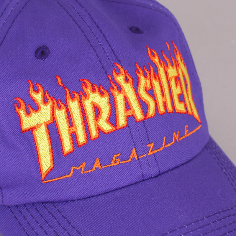 Thrasher 6-Panel Flame Old Time Cap